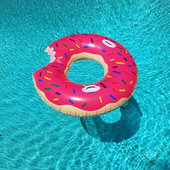 Unbranded | Other | Large 47 Inflatable Pink Pool Donut | Poshmark